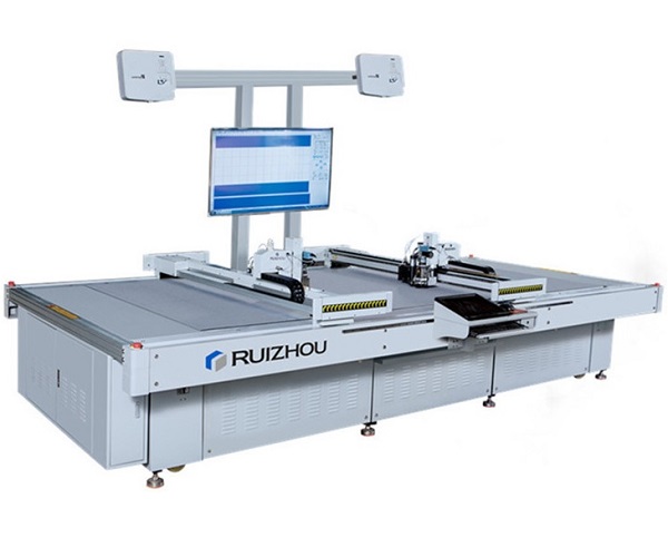 RUIZHOU Oscillating Knife Cow Leather Cowhide Skin Flatbed Cutting ...